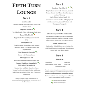 Dinner | Dining | The Speedway Club