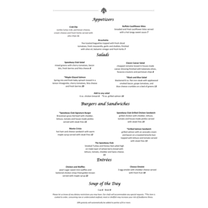 Dinner | Dining | The Speedway Club