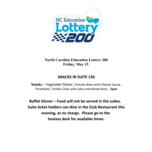 Menus | Dining | The Speedway Club